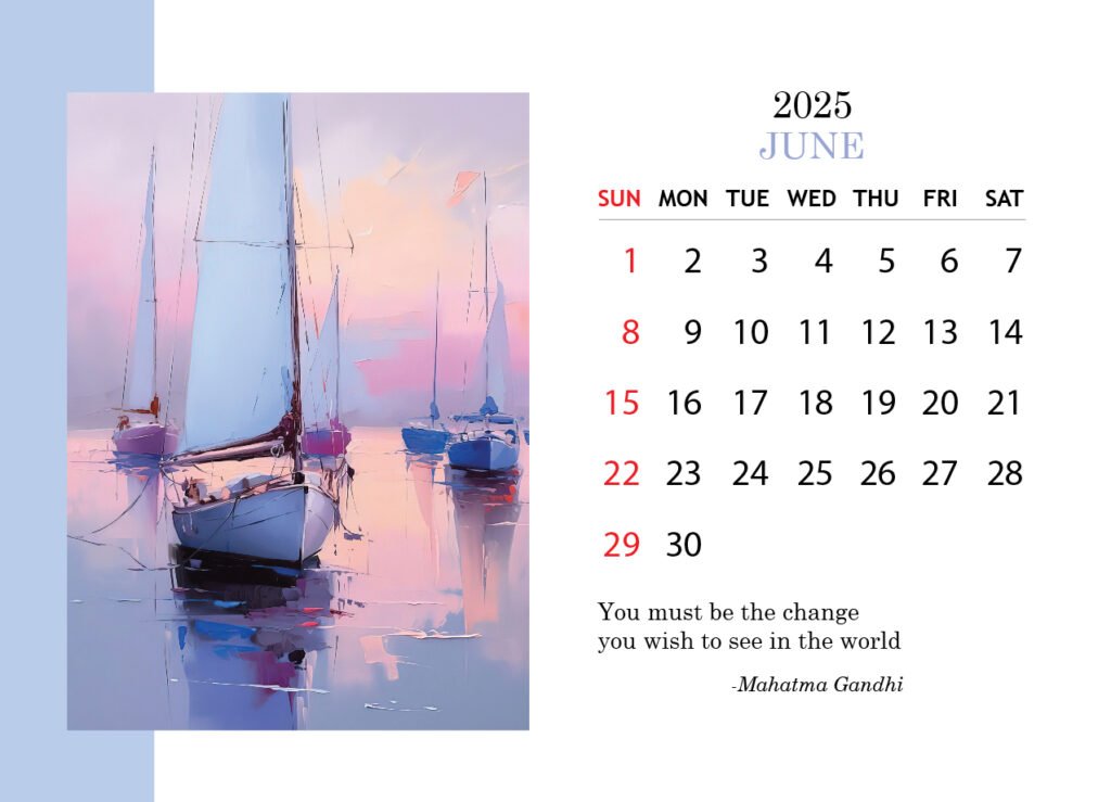 Table top Calendar 2025 - Paperaft