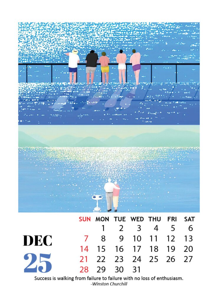 Table top Calendar 2025 - Paperaft